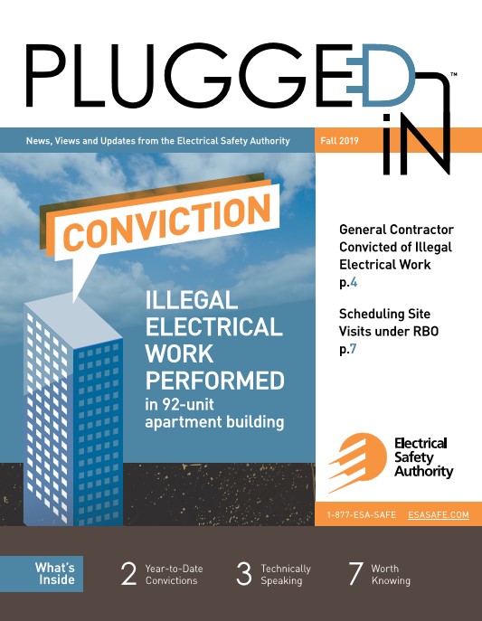 ESA Newsletters – Plugged In - Electrical Safety Authority (ESA)