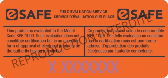 Search for an Approval Mark - ESA